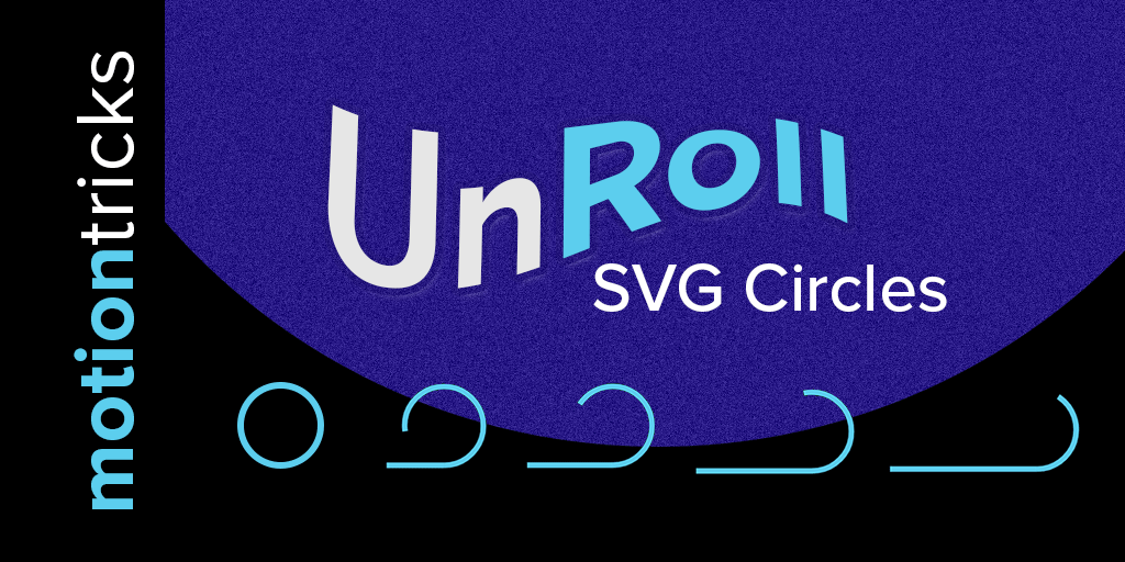Unroll SVG circles, ellipses and spirals • Motion Tricks